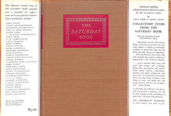 "The Saturday Book 15" 1955 HADFIELD, John [edited by]