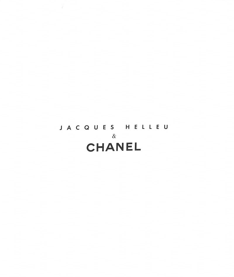"Jacques Helleu & Chanel" 2005 (SOLD)