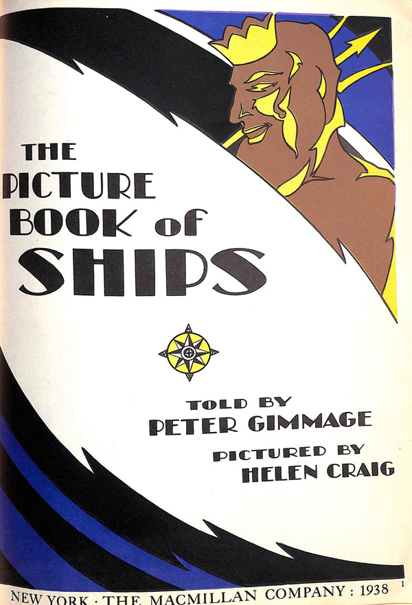 "The Picture Book Of Ships" 1938 GIMMAGE, Peter [told by] & CRAIG, Hel