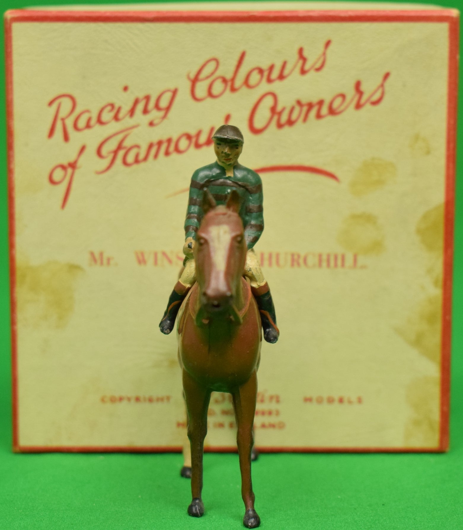 Britains Racing Colours of Famous Owners: Mr. Winston Churchill