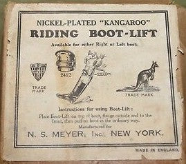 "Abercrombie & Fitch Equestrian Riding Boot Lift Made in England in Pi