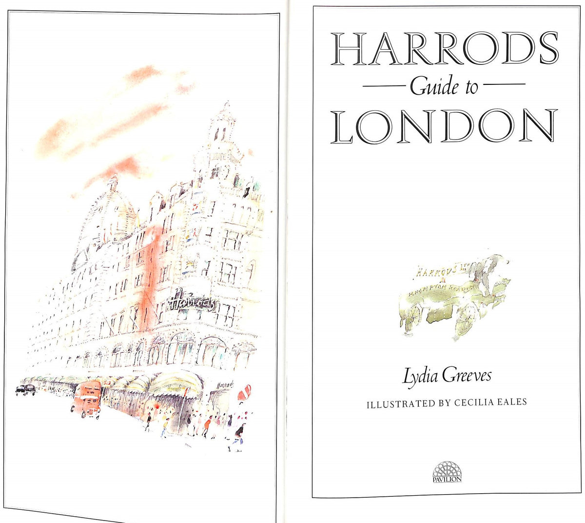 "Harrods Guide To London" 1992 GREEVES, Lydia