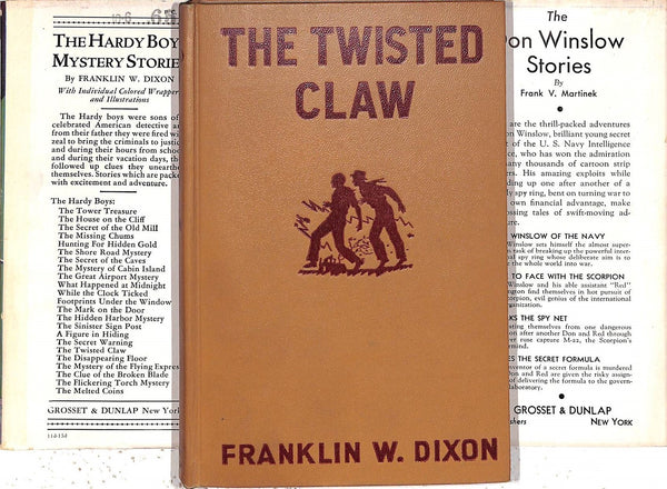 "The Twisted Claw" 1944 DIXON, Franklin W.