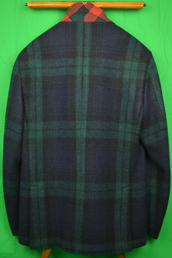 "Polo Ralph Lauren Black Watch Tartan Plaid Tweed Sport Jacket" Sz: 40