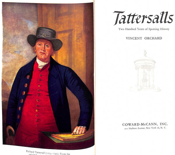 "Tattersalls: Two Hundred Years Of Sporting History" ORCHARD, Vincent