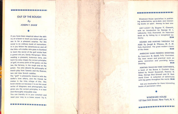 "Out Of The Rough: A Story That Will Lower Your Score" 1934 SHAW, Jose