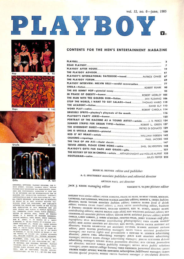 "Playboy" June 1965