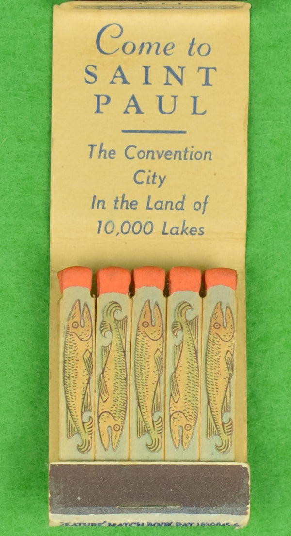 "St Paul c1940s Fly-Fishing Matchbook" (SOLD)