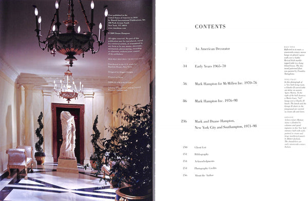 "Mark Hampton An American Decorator" 2009 HAMPTON, Duane
