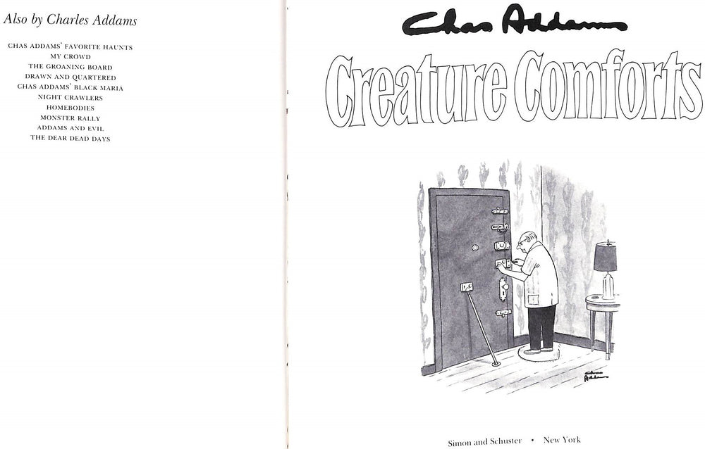 "Creature Comforts" 1981 ADDAMS, Charles