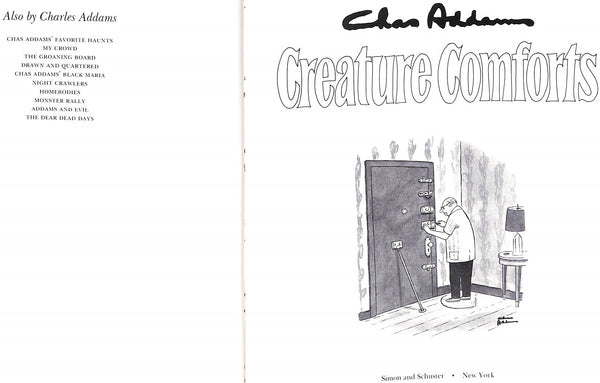 "Creature Comforts" 1981 ADDAMS, Charles