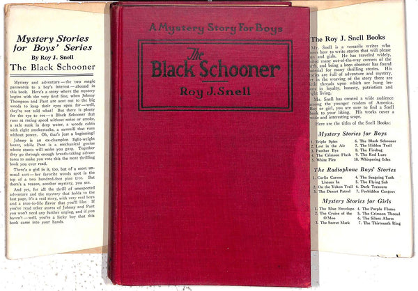 "The Black Schooner" 1923 SNELL, Roy J.