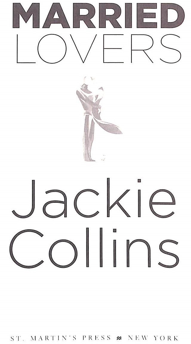 "Married Lovers" 2008 COLLINS, Jackie (SOLD)