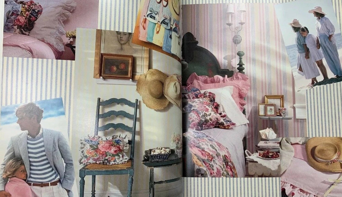 "The Ralph Lauren 1991 Wallpaper Home Collection Of Shirtings Stripes
