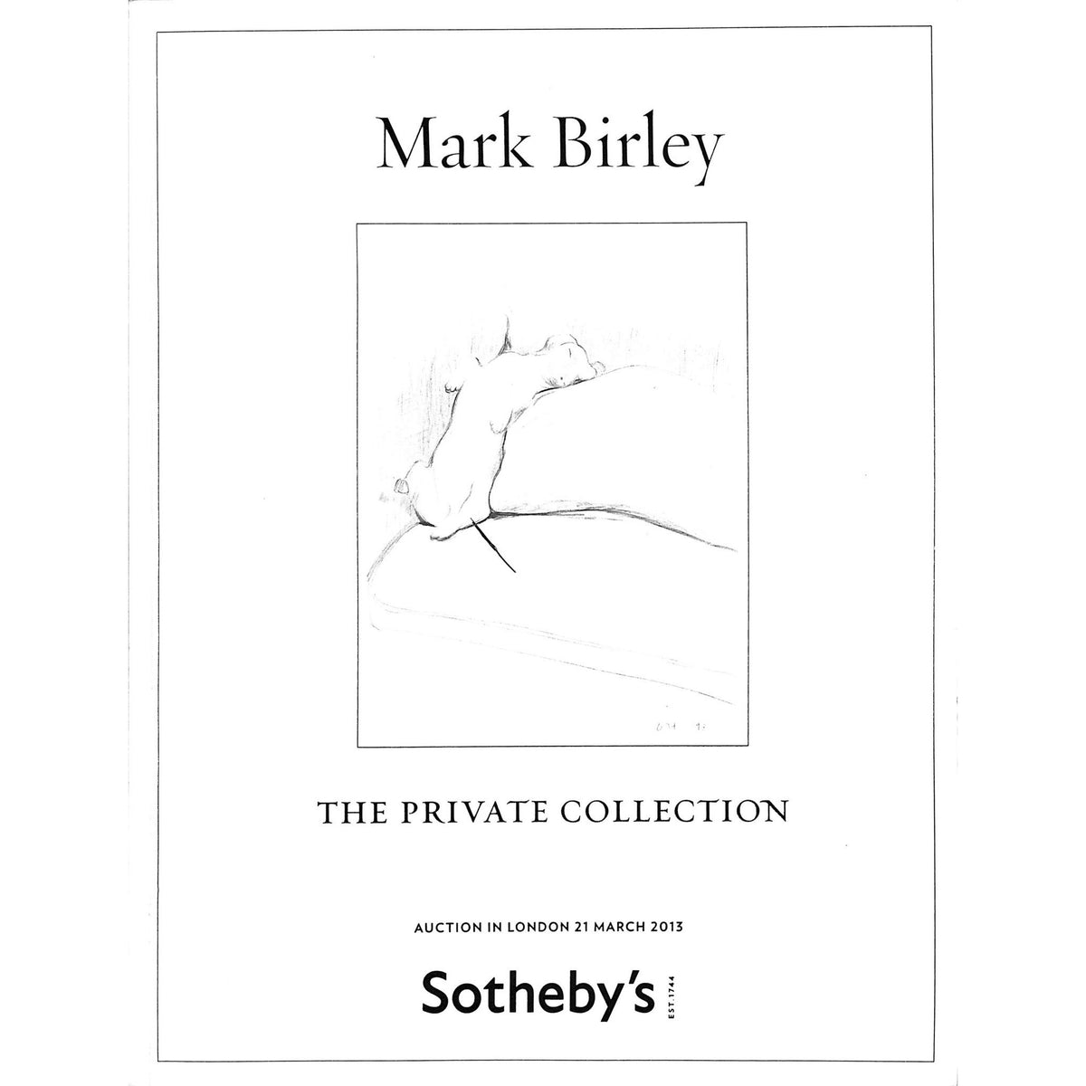"Mark Birley: The Private Collection" 2013 Sotheby's London