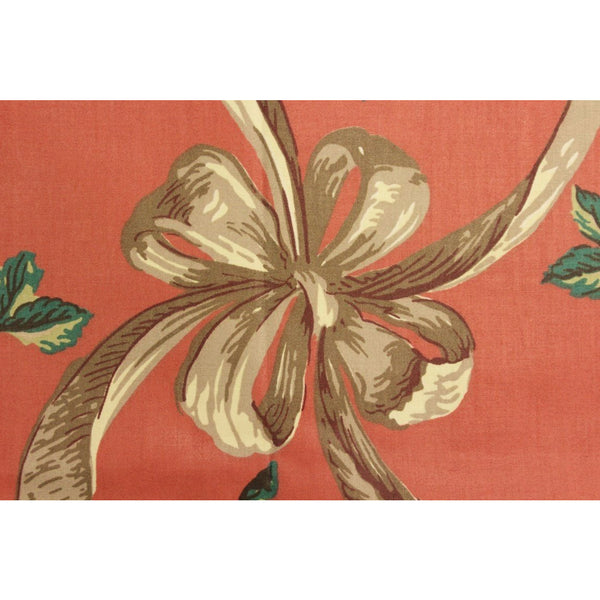 Vintage Cumming Rose Glazed Chintz 3pc Fabric