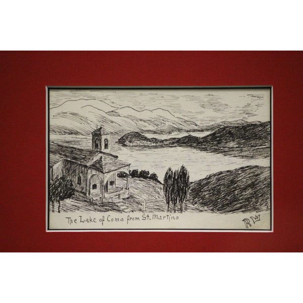 5 Postcard Drawings From Italy