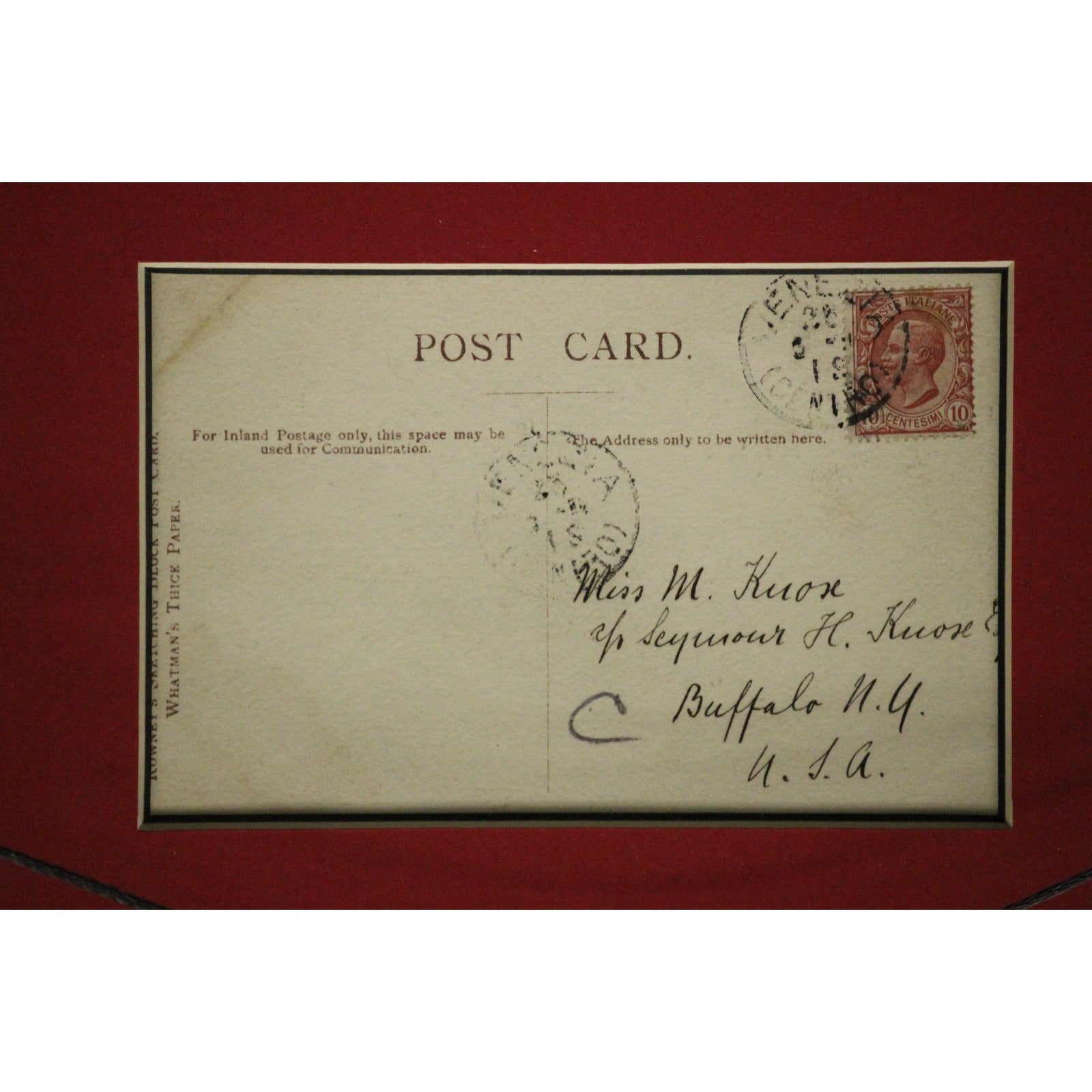 5 Postcard Drawings from Italy