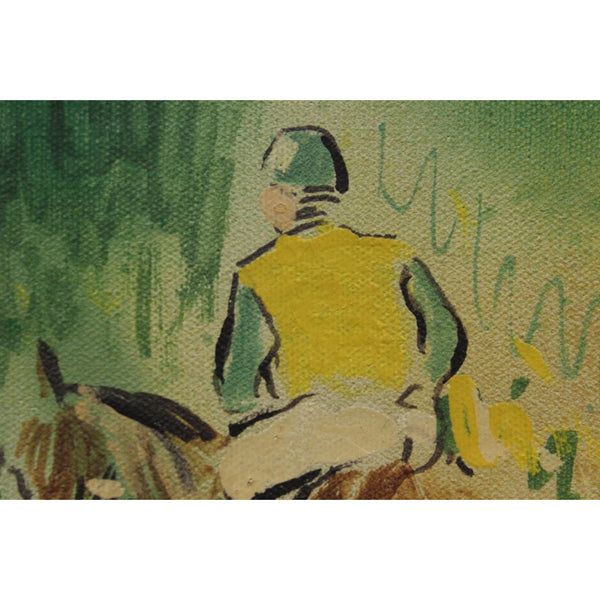 "To The Post" Oil on Canvas by Jean Simon Labret