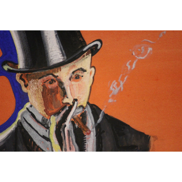 "White Owl Cigar Hand Painted Advert Sign"