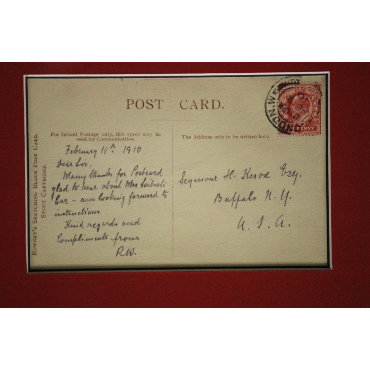 Set x 6 Postcard Drawings