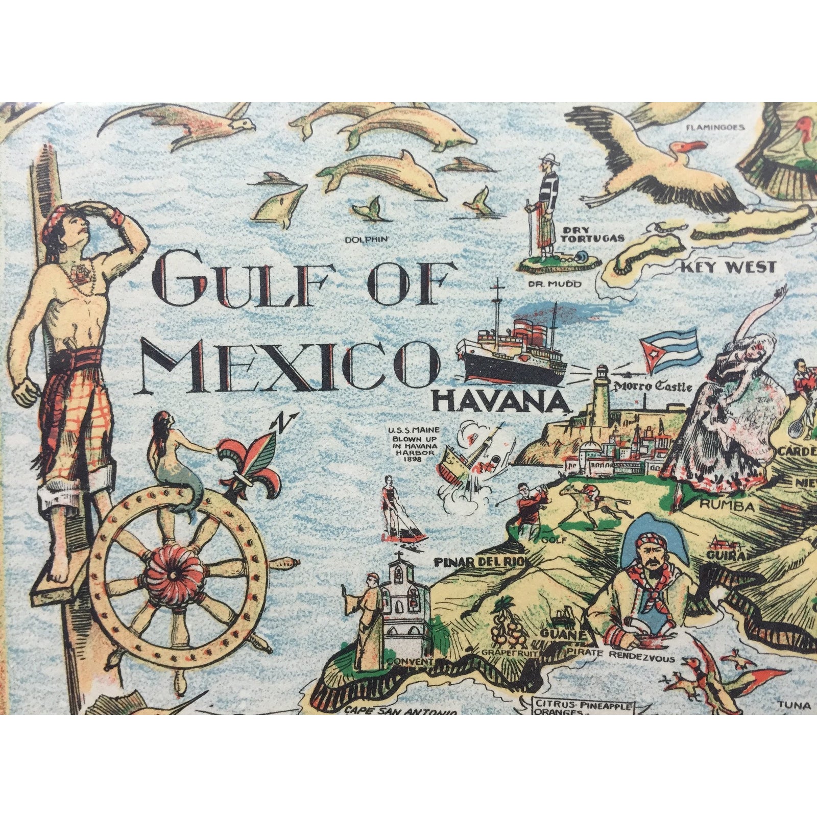 "The Story Map Of The West Indies" 1936