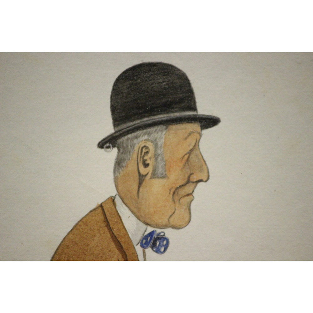 "Natty Equestrian" 1918 Watercolour (SOLD)