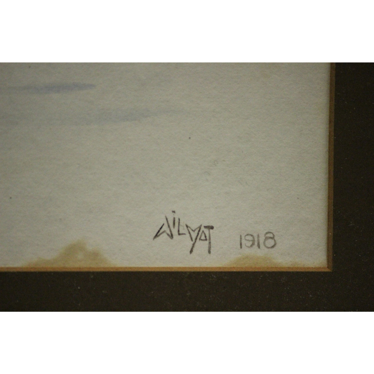 "Natty Equestrian" 1918 Watercolour (SOLD)