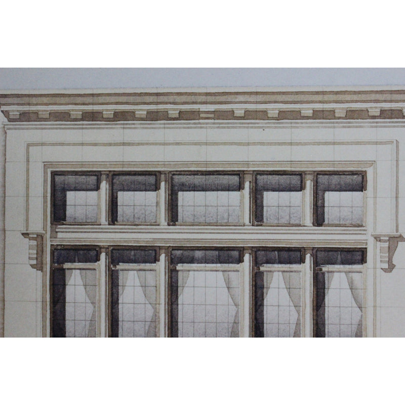 Polo Ralph Lauren Chicago Architectural c1997 Rendering Sheet on Board