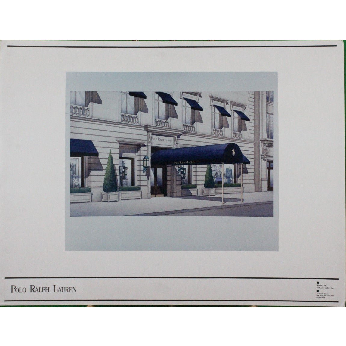 "Polo Ralph Lauren Chicago Storefront" 1997 (SOLD)