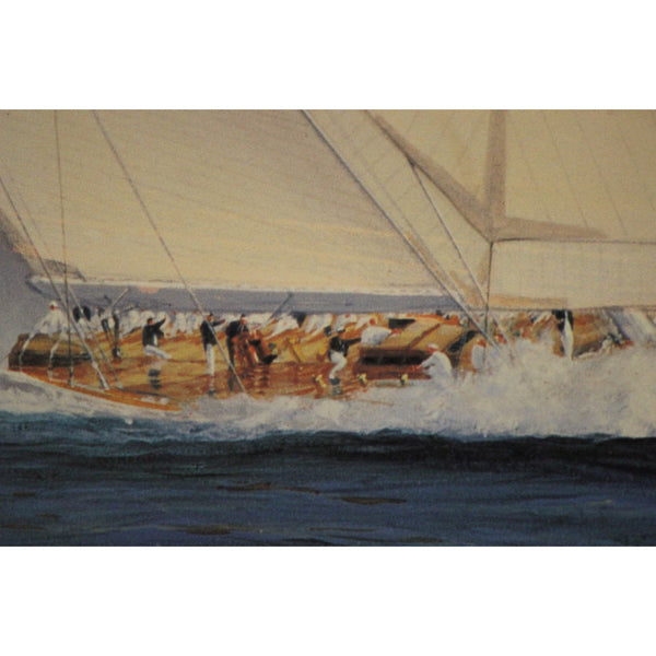 Yachts Of The America's Cup The 'J' Class 1992 Framed Print (SOLD)