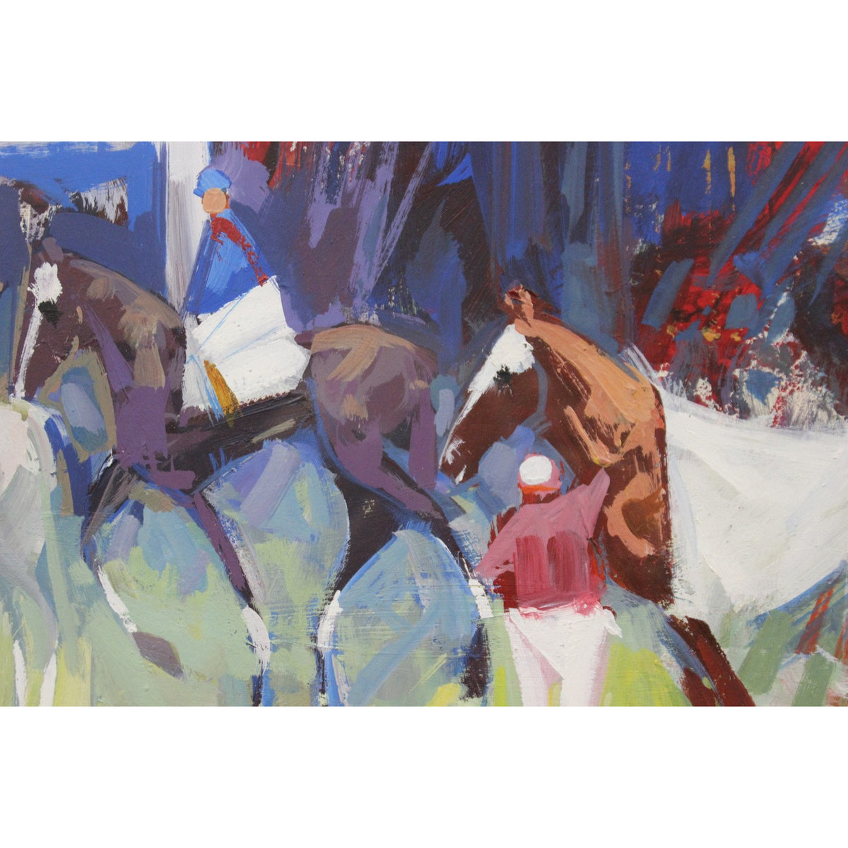 "French Paddock Scene" (SOLD)