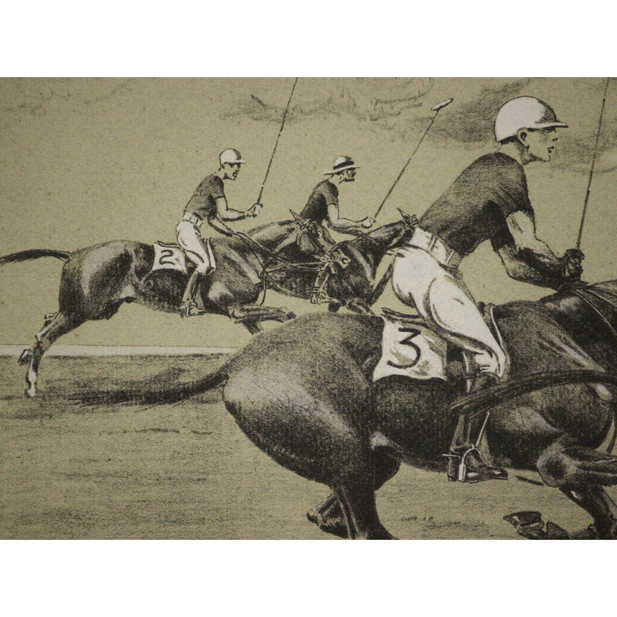 Edward King Polo Scene