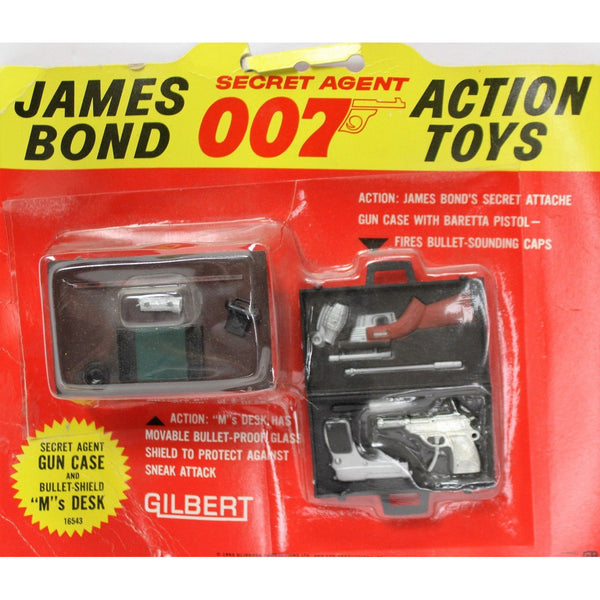 "James Bond Secret Agent 007 Attache Gun Case" 1965 (New/ Old Stock)