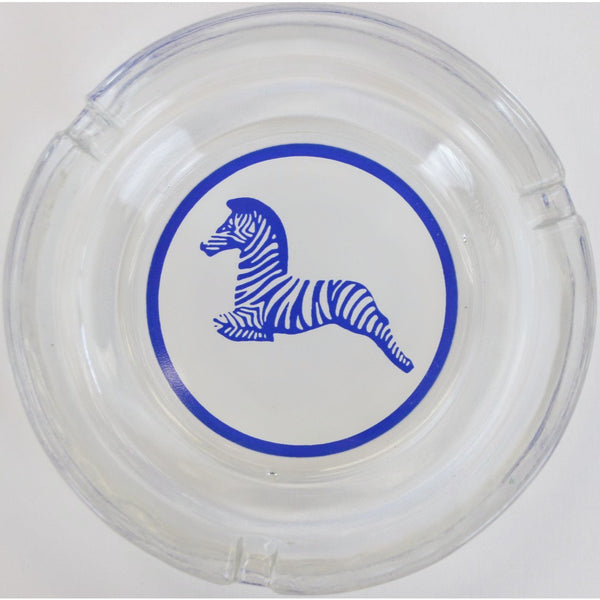 "El Morocco" Club Zebra c1950s Glass Ashtray (SOLD)