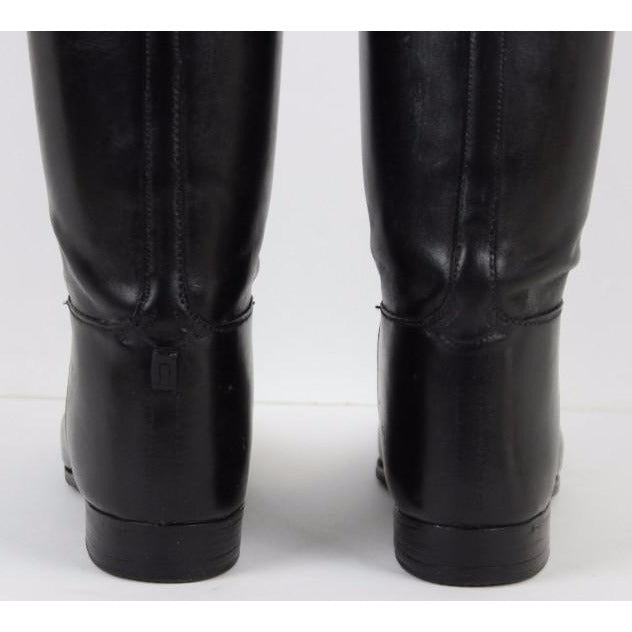 "Peal & Co London Lady's Fox-Hunt Riding Boots w/ Oak Trees"
