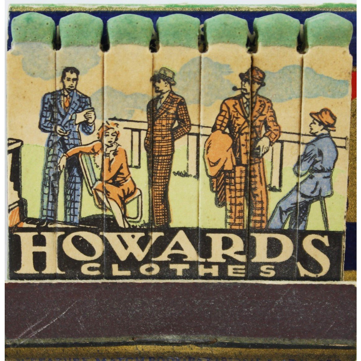"Howard's Clothes Matchbook"