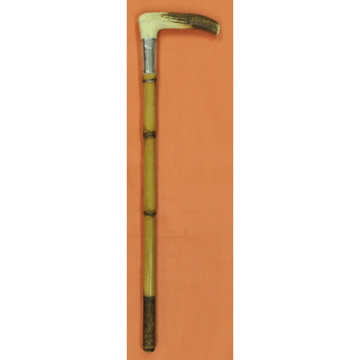 Bamboo Stem Riding Crop w/ Sterling Band