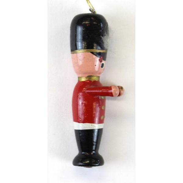 "Hand Painted Guardsman Christmas Ornament"