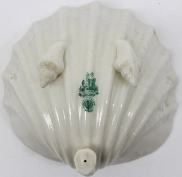"Belleek Irish Creamware Tri-Shell Bowl"