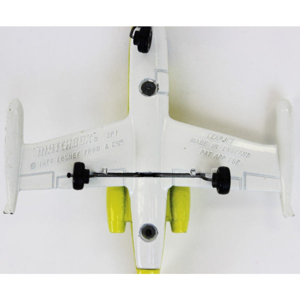 "Matchbook LearJet Metal Toy"
