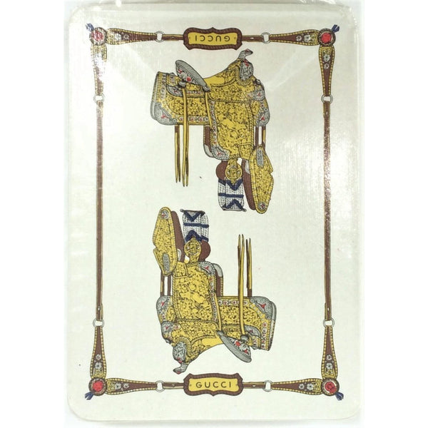 "Deck of Gucci c1967 Playing Cards w/ Saddle (Sealed!)"