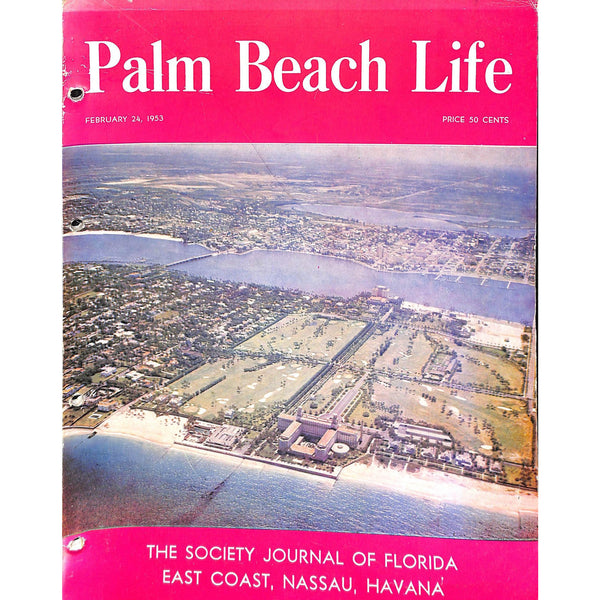 "Palm Beach Life Magazine" February 24, 1953