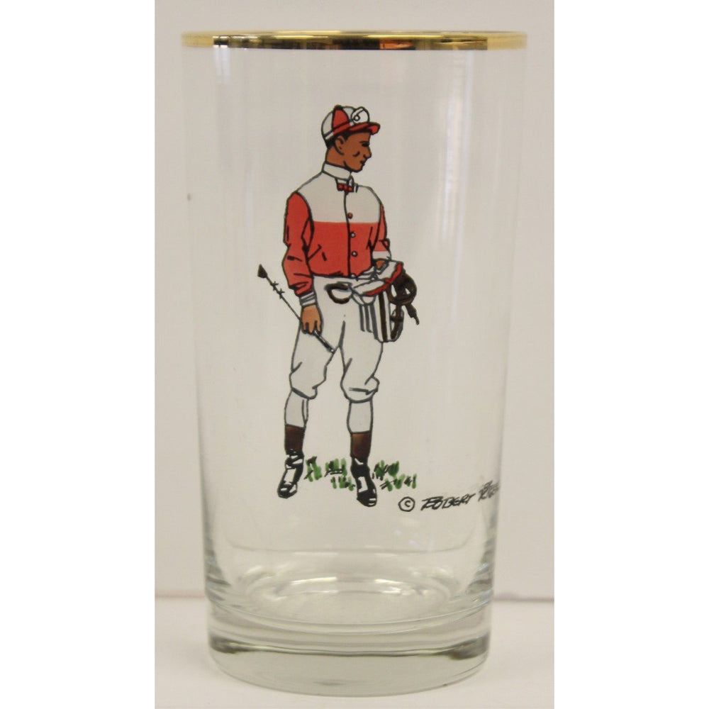 "Set x 3 Robert Riger Jockey Highball Glasses"