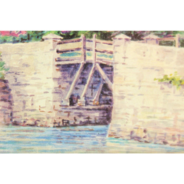 Silver Framed Bermuda Cottage Print