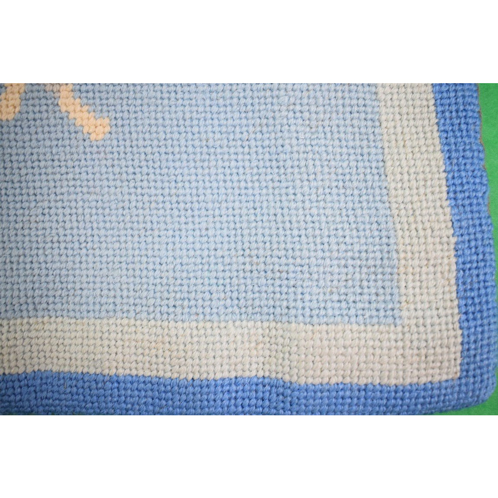 "Fox-Hunter w/ Three Hounds Needlepoint Area Rug"