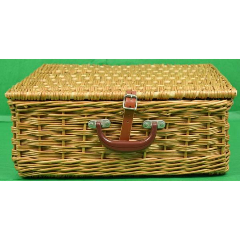 "Abercrombie & Fitch English Wicker Picnic Hamper" (SOLD)