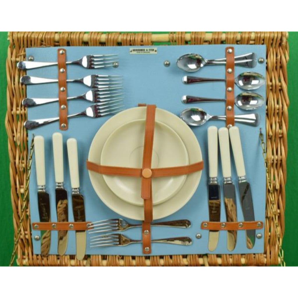"Abercrombie & Fitch English Wicker Picnic Hamper" (SOLD)