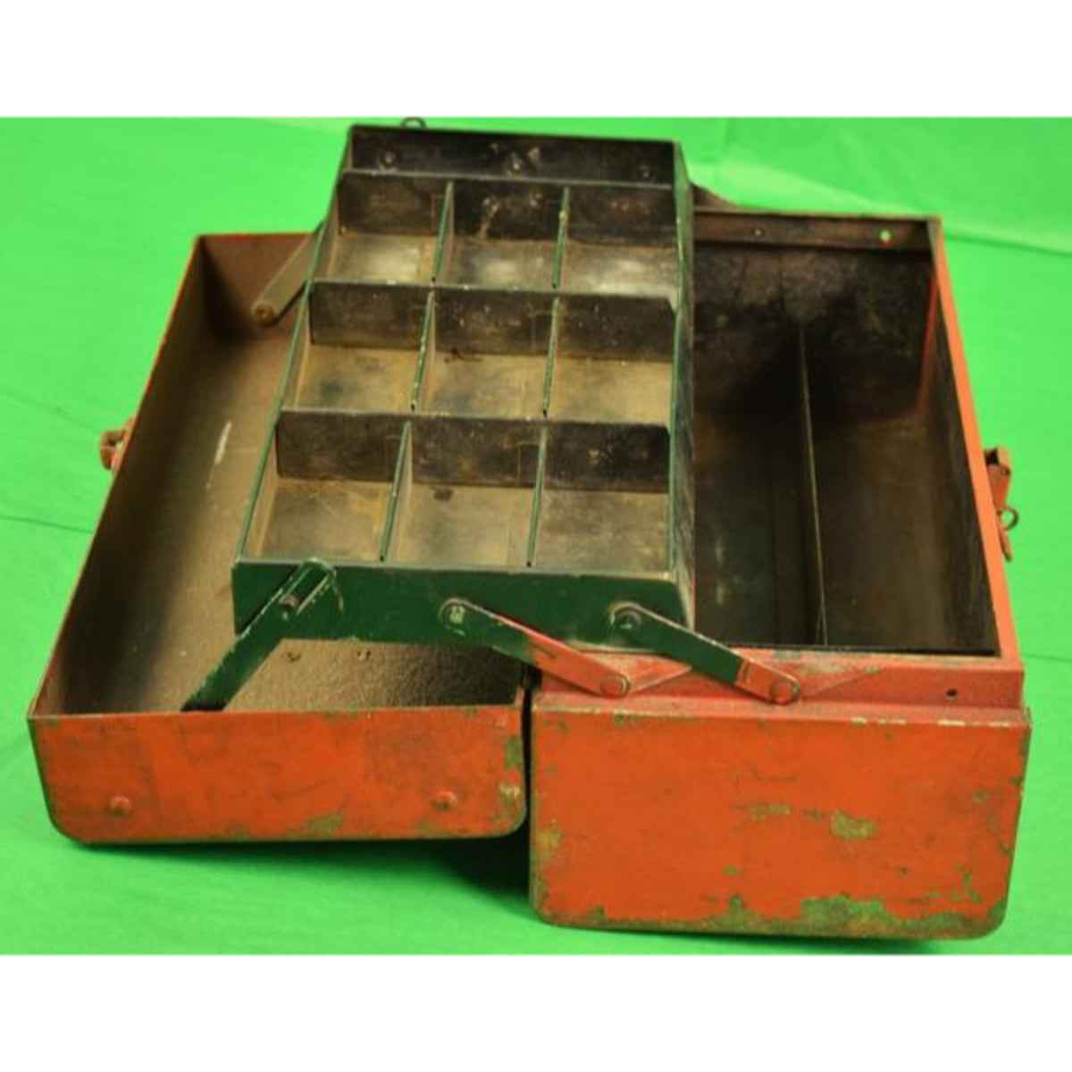 "Hand-Painted Northern Pike Fish 'Decoys' Metal Cantilevered c1957 Tac