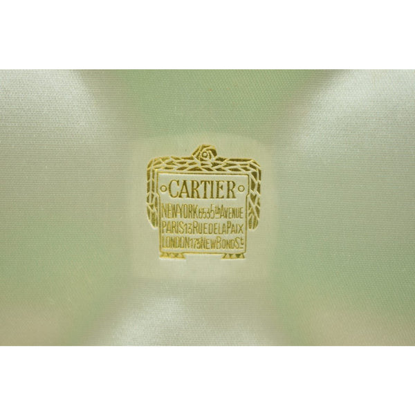 "Cartier Sterling Silver Set Of 12 Coasters/ Ashtrays & 11 Matchbooks"